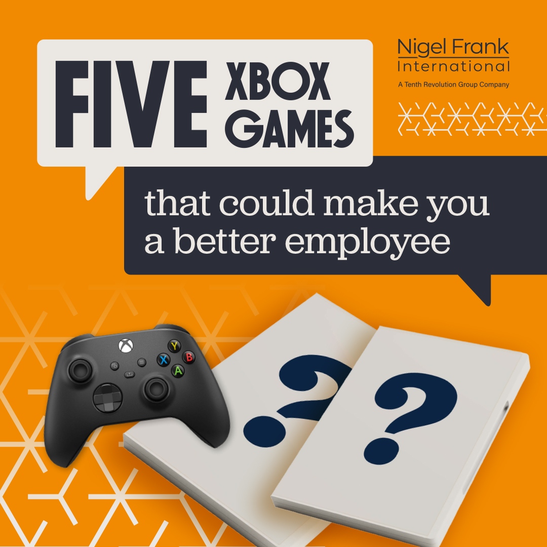 Five Xbox games that will make you a better employee! - Nigel Frank